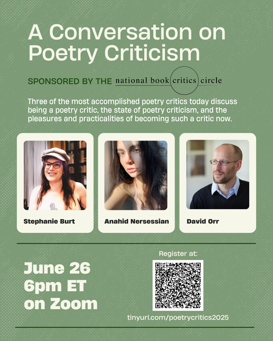 A Conversation on Poetry Criticism - National Book Critics Circle